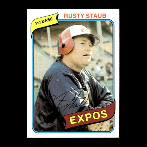 Rusty Staub 1980 Topps Montreal Expos #660 R312H 54 | eBay