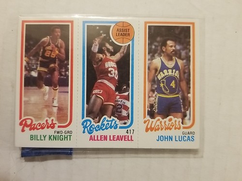 1980-81 Topps Basketball - John Lucas #96 Allen Leavell #104 Billy ...