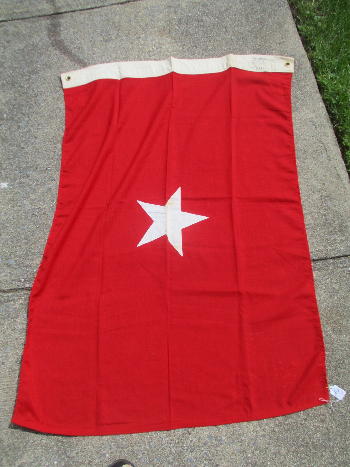 US Army 1 Star Brigadier General Service Wool Flag - 3Ft x 4Ft - Annin ...