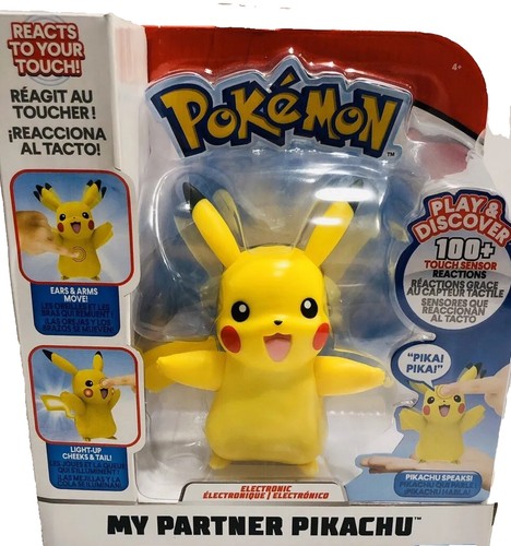 New! Pokemon My Partner Pikachu Interactive Electronic Figure, Sounds ...