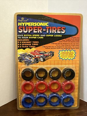 1989 Imperial Toy Hypersonic Hyper Cars Super-Tires #7641 (Black Red ...