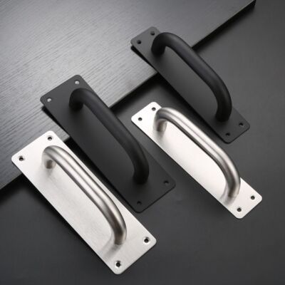 D Pull Door Handle Stainless Steel Doorknob Hardware Handles Fire ...