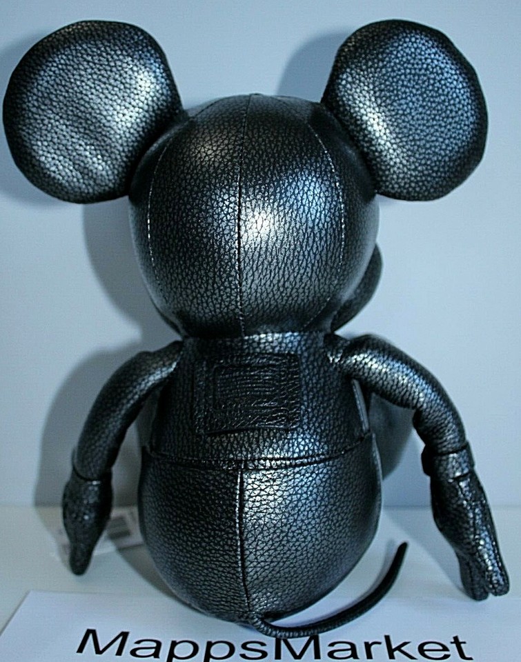 NWT Authentic DISNEY X COACH Mickey Mouse Leather Collectible Doll ...