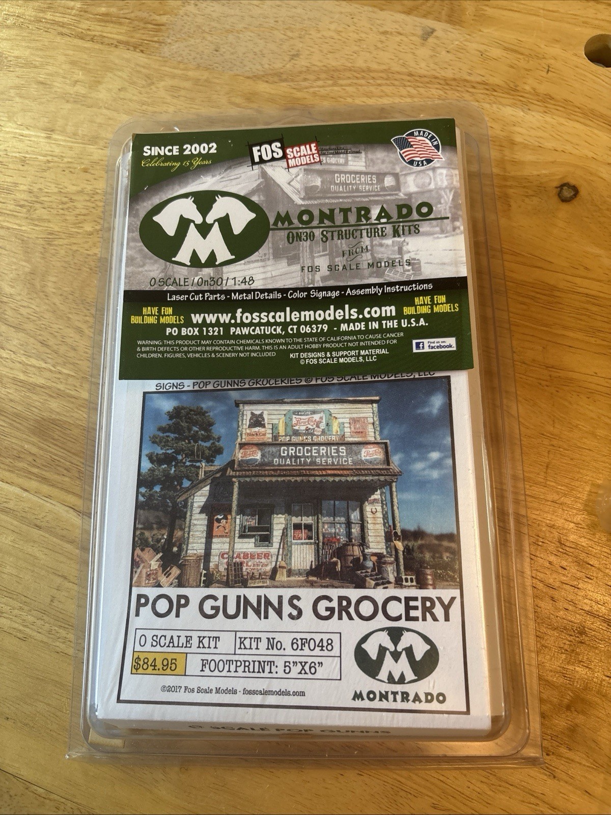 FOS Scale Models 0 Scale POP GUNNS GROCERY Montrado ON30 Structure Kit ...