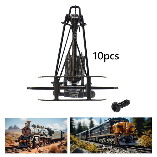 10 Pieces Train Model Arm Pantographs Bow DIY Building Kit 1:87 HO ...