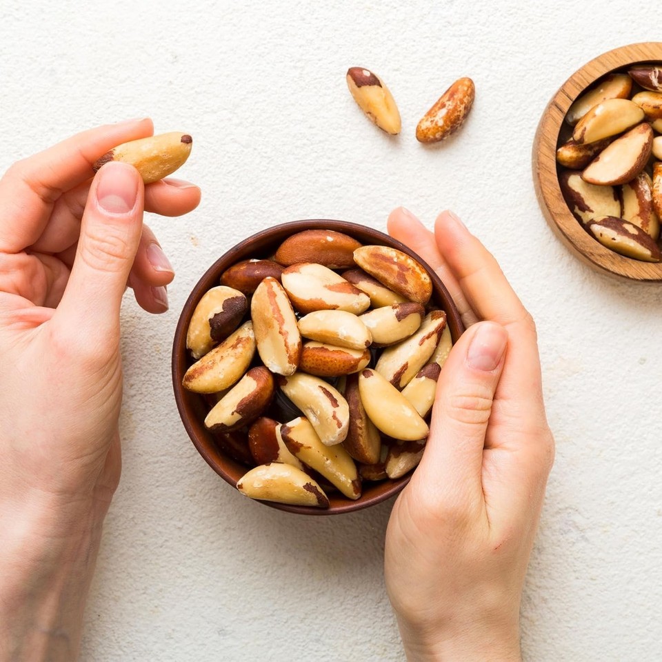 Organic Raw Brazil Nuts, 6.5 Oz, Whole Nuts, No Shell, Non-Gmo, Vegan ...