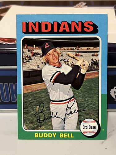 1975 Topps Mini Buddy Bell 38 Clevland Indians Baseball Card 1O | eBay