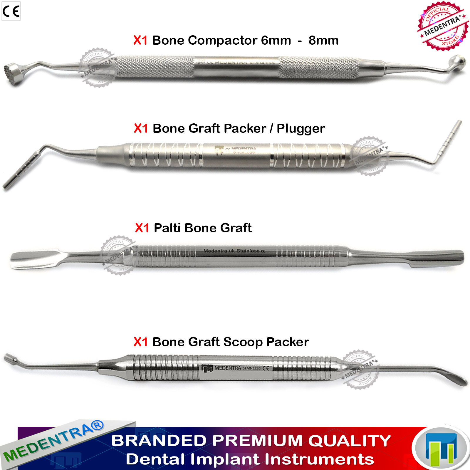 Implant Compactor Bone Grafting Plugger | Grelly UK