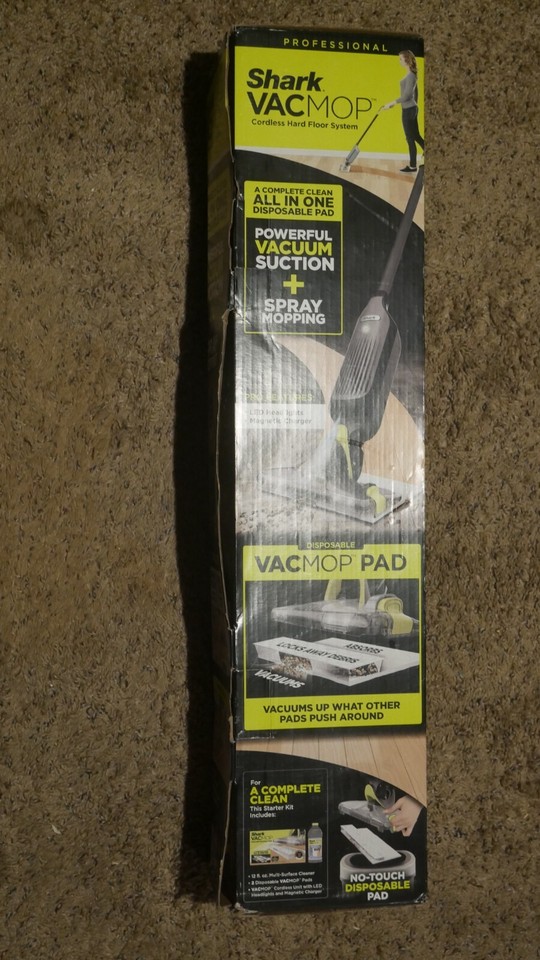 💥Shark VM252 VACMOP Pro Cordless Hard Floor Vacuum Mop with Disposable ...