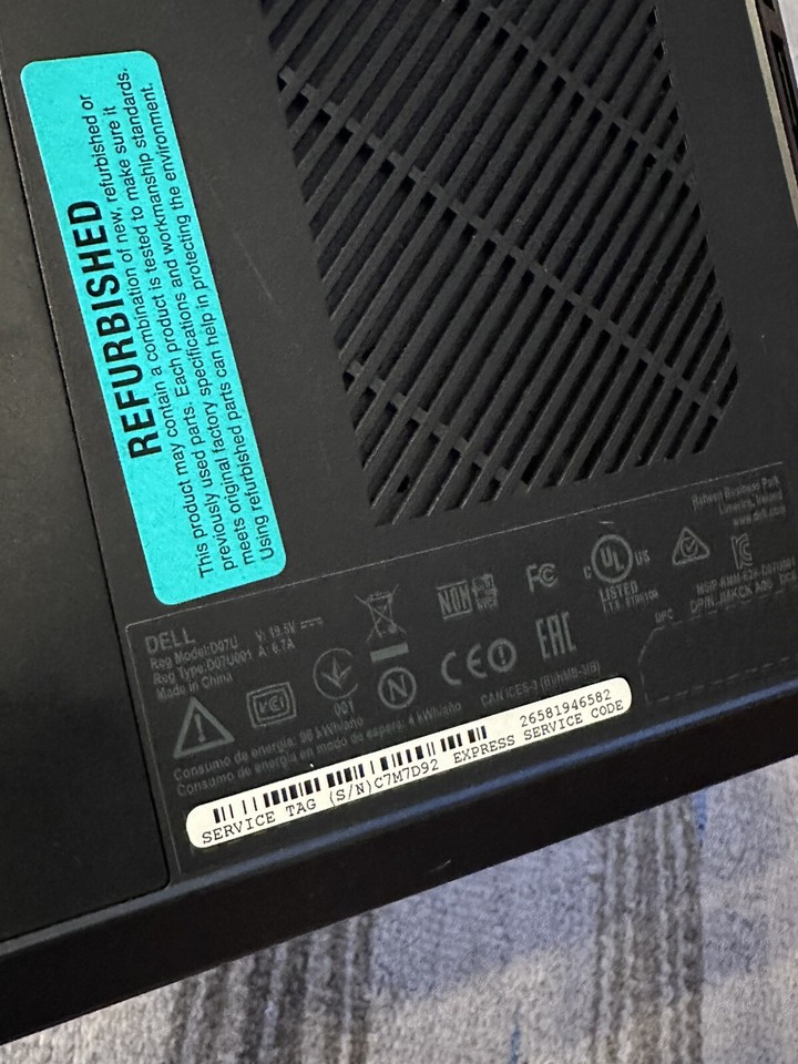 Dell Alienware Alpha Model D07U Steam Machine Gaming System w/ Power Supply | eBay