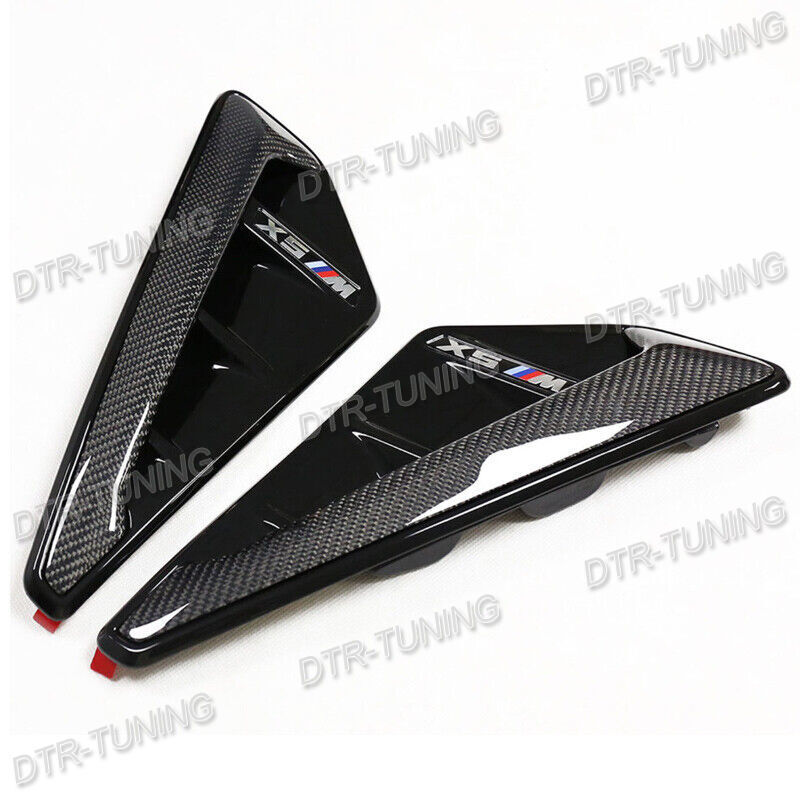 M Carbon Fiber Side Fender Vents Replacement Trim For BMW X5 M G05 F95 ...