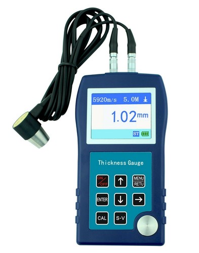 Ultrasonic Thickness Meter Tester Tool For Steel Metal Copper Aluminum ...