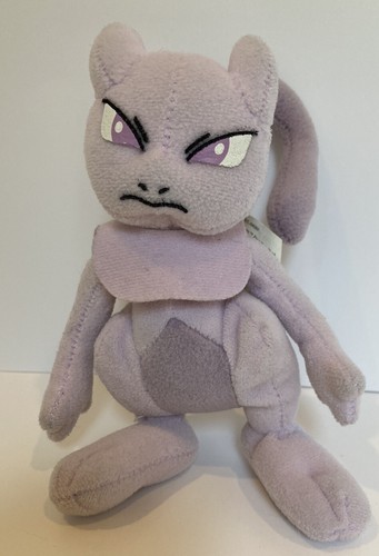 Pokemon #150 MEWTWO Plush HASBRO 1998 Nintendo STUFFED ANIMAL Toy 6 ...