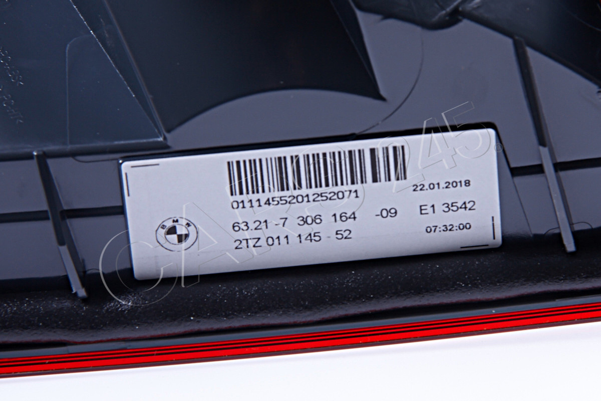 Rear Eur Light Lid Trunk Facelift LCI RH BMW 5 Series Genuine OEM ...