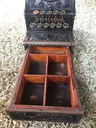 Rare Old Brass National Cash Register #211 General Store Register | eBay