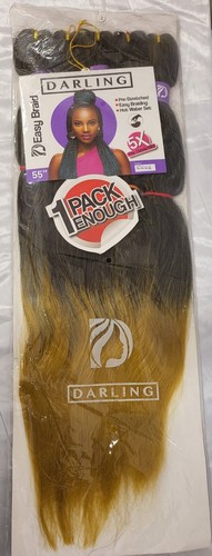 Darling Easy Braid Hair Extensions Pre Stretched 55 Inch 1/GOLD | eBay UK