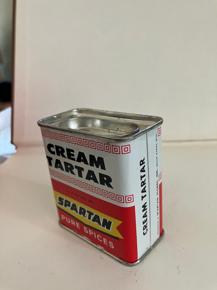 Vintage Spartan Cream Tartar Spice Tin- | eBay