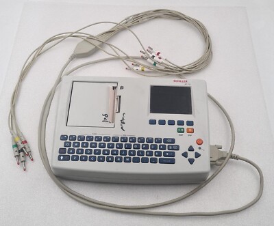 Schiller AT-101 Cardiovit Interpretative ECG EKG System Microprocessor ...