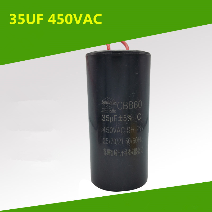 CBB60 35MFD 35uF 450VAC 50Hz 60Hz Motor Start HVAC Capacitor 50*100mm ...