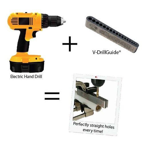 Drill block-Drill jig-Drilling Accessory-As Seen on TV- Drill Bit Guide ...