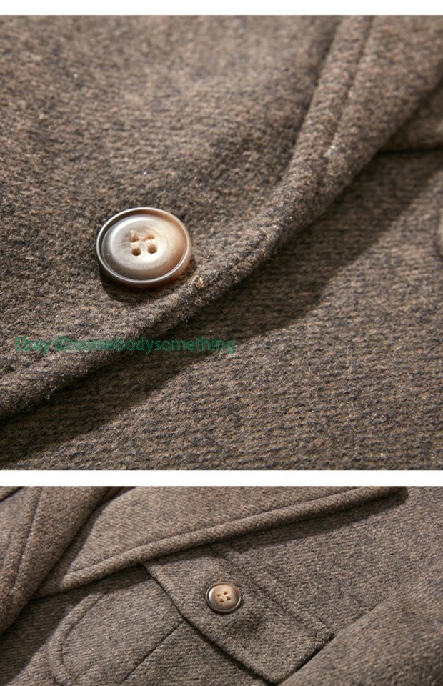 Mens British Style Woolen Herringbone Tweed Hunting Formal Jacket ...
