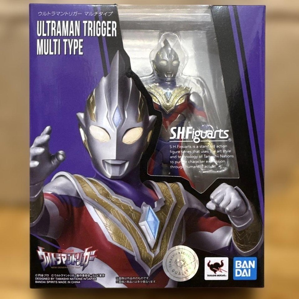 S.H.Figuarts Ultraman Trigger Multi Type Action Figure, New, Complete ...