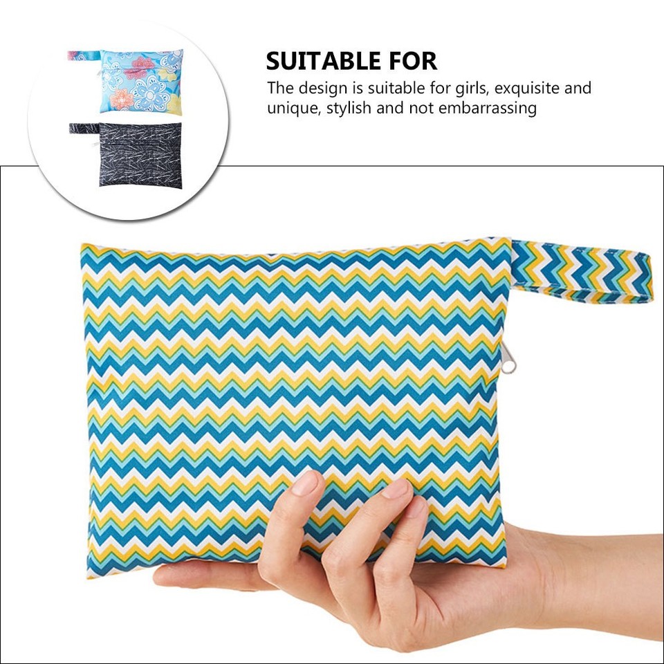 2 Pcs Bag for Storing Sanitary Napkins Multi-function Period Pouch ...