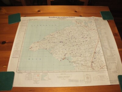 ORIGINAL WW2 GERMAN MAP OF CRIMEA AREA. 1941. 1:300000. Area around ...