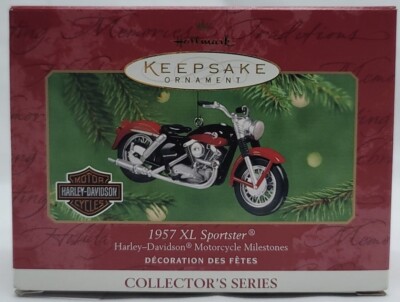 Hallmark Keepsake Harley Davidson Motorcycle Milestones - 1957 XL ...