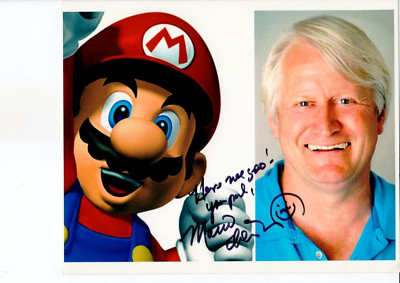Charles Martinet Signed 10x8 Autographed Photograph Super Mario Voice ...