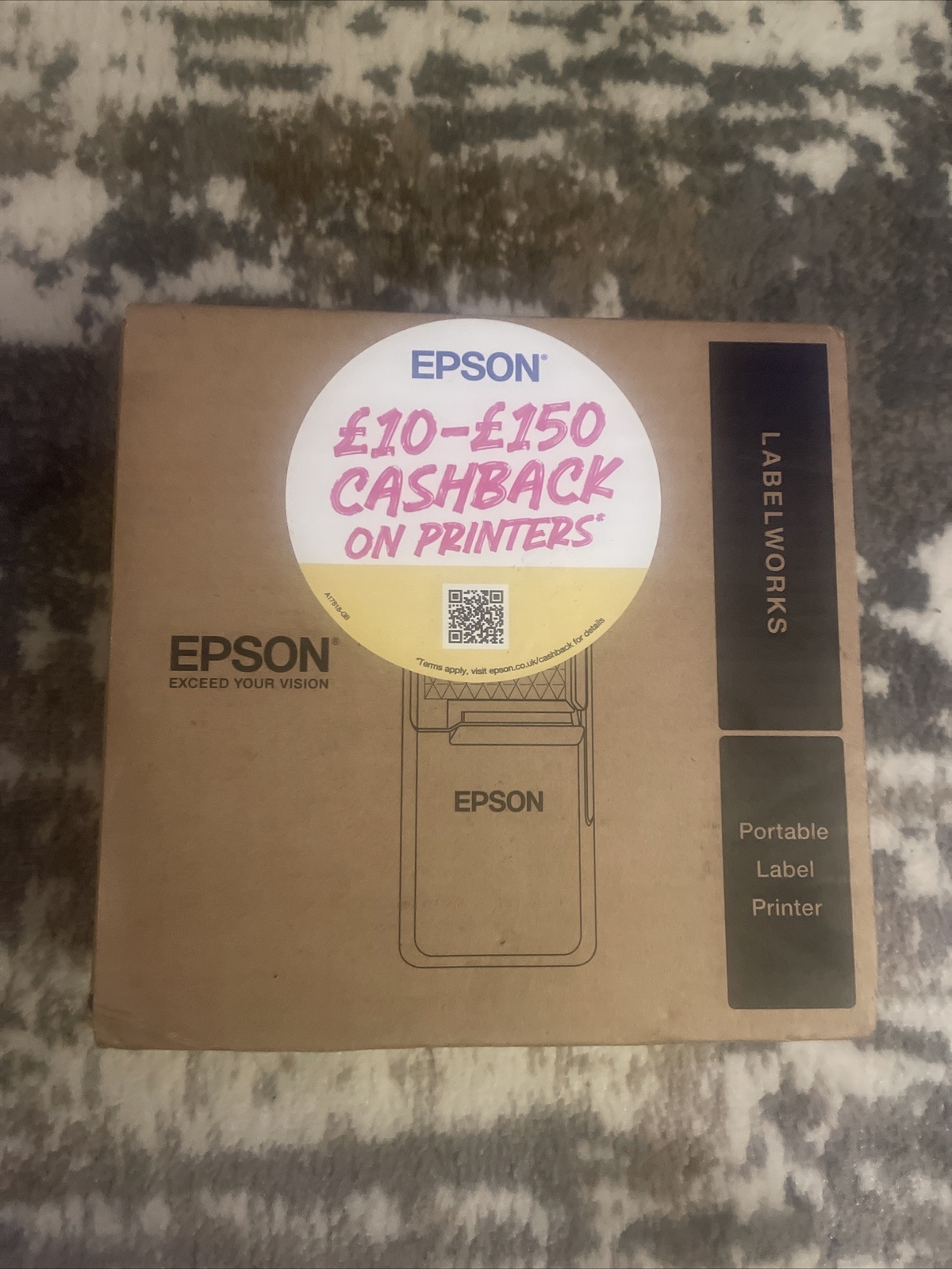 Epson LabelWorks LW-C410 Mobile Mono Thermal Label Printer C51CF48100 ...