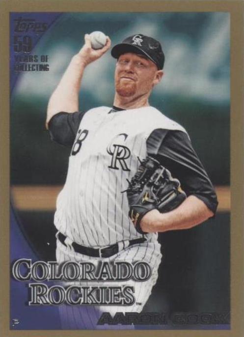 2010 Topps - Aaron Cook #621 Gold /2010 for sale online | eBay