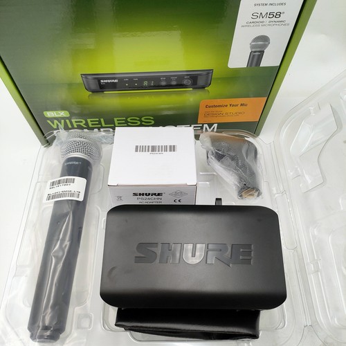 NEW IN BOX BLX24/SM58 Wireless System with SM58 Handheld Vocal ...
