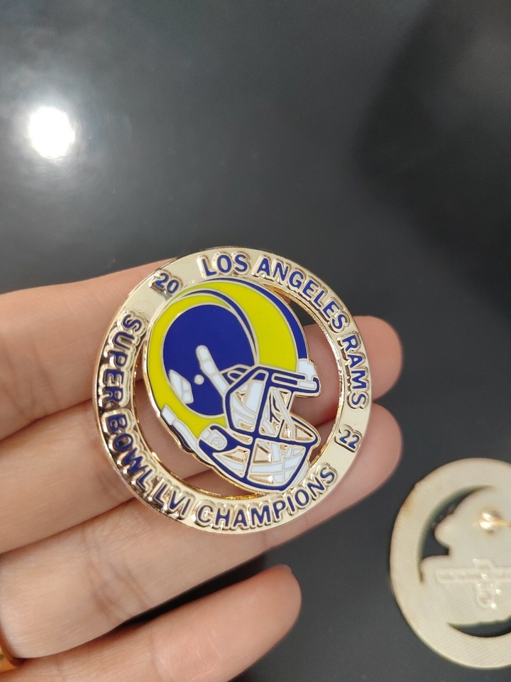 LA Rams 5 Pin Set Super Bowl LVI Championship Lapel Pins 1.50" Limited ...