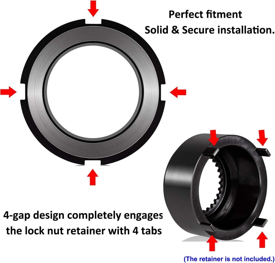 5th Gear Lock Nut Retainer Set Fits for Dodge Ram 2500 & 3500 4WD ...