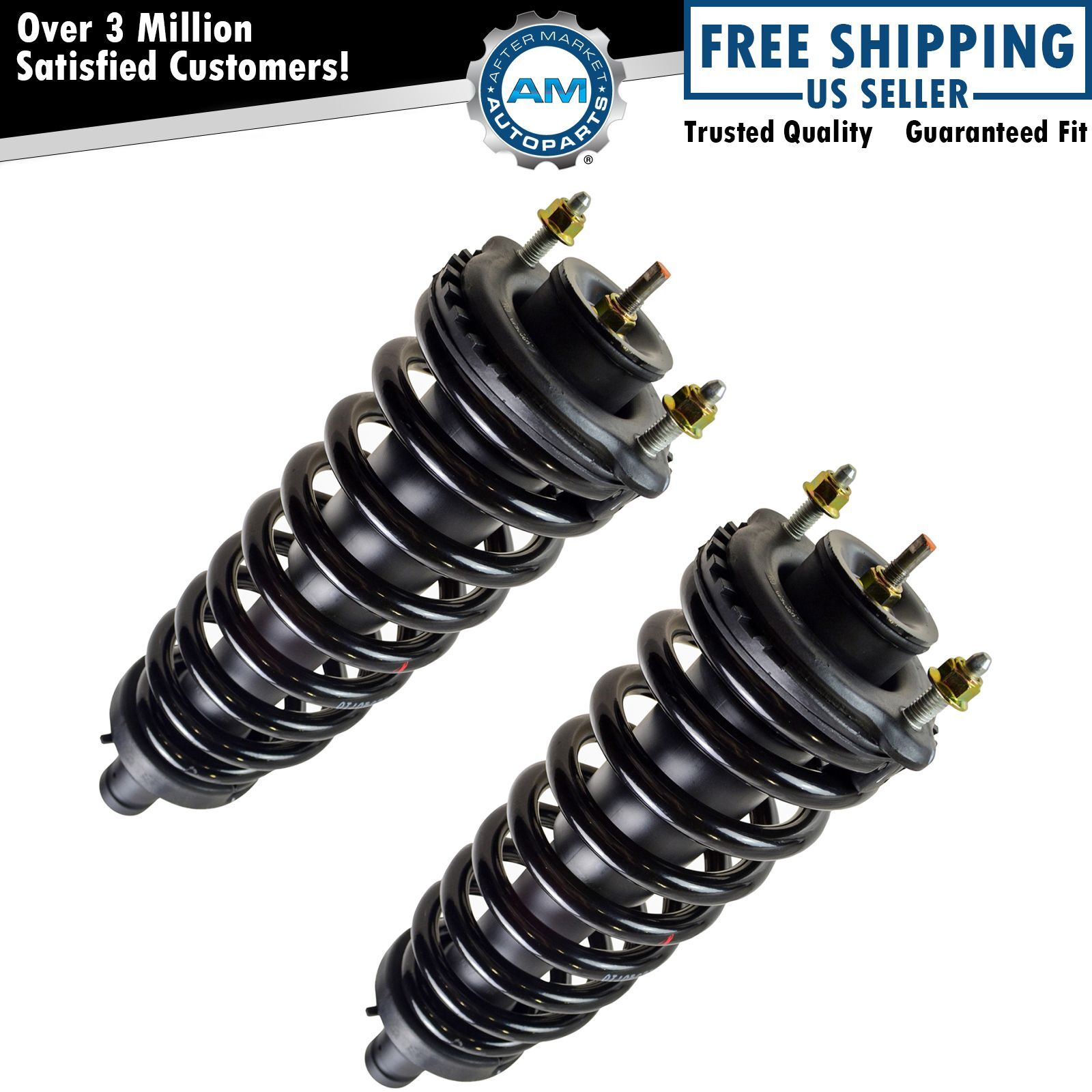 Quick Loaded Complete Shocks Strut Spring Assembly Front LH RH Pair Set ...