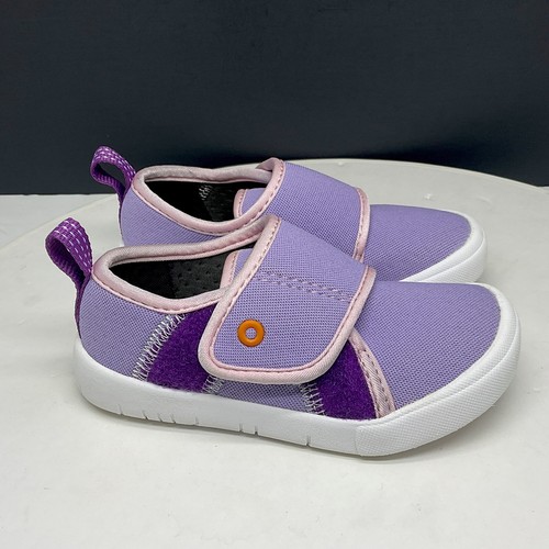 Bogs Shoes Girls 9 Toddler Baby Kicker Hook And Loop Sneaker Lavender ...
