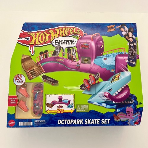 Hot Wheels-2023 Tony Hawk Skate Octopark Playset with Fingerboard ...