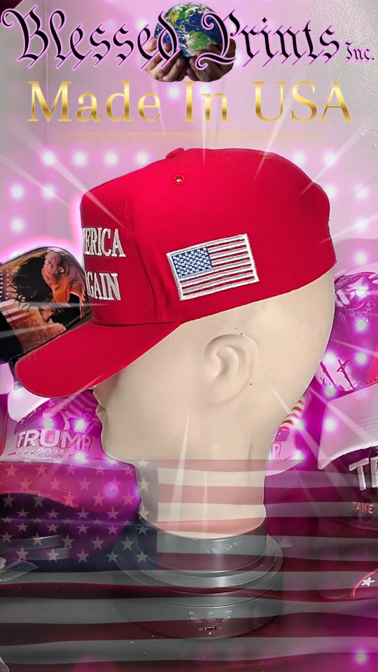Charlie Kirk Make America Great Again Hat Cap Turning Point Maga Trump ...