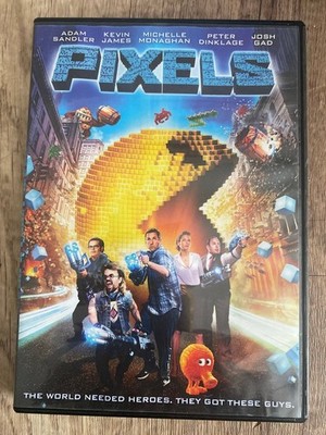 Pixels DVD 2015 Adam Sandler Kevin James Michelle Monaghan | eBay