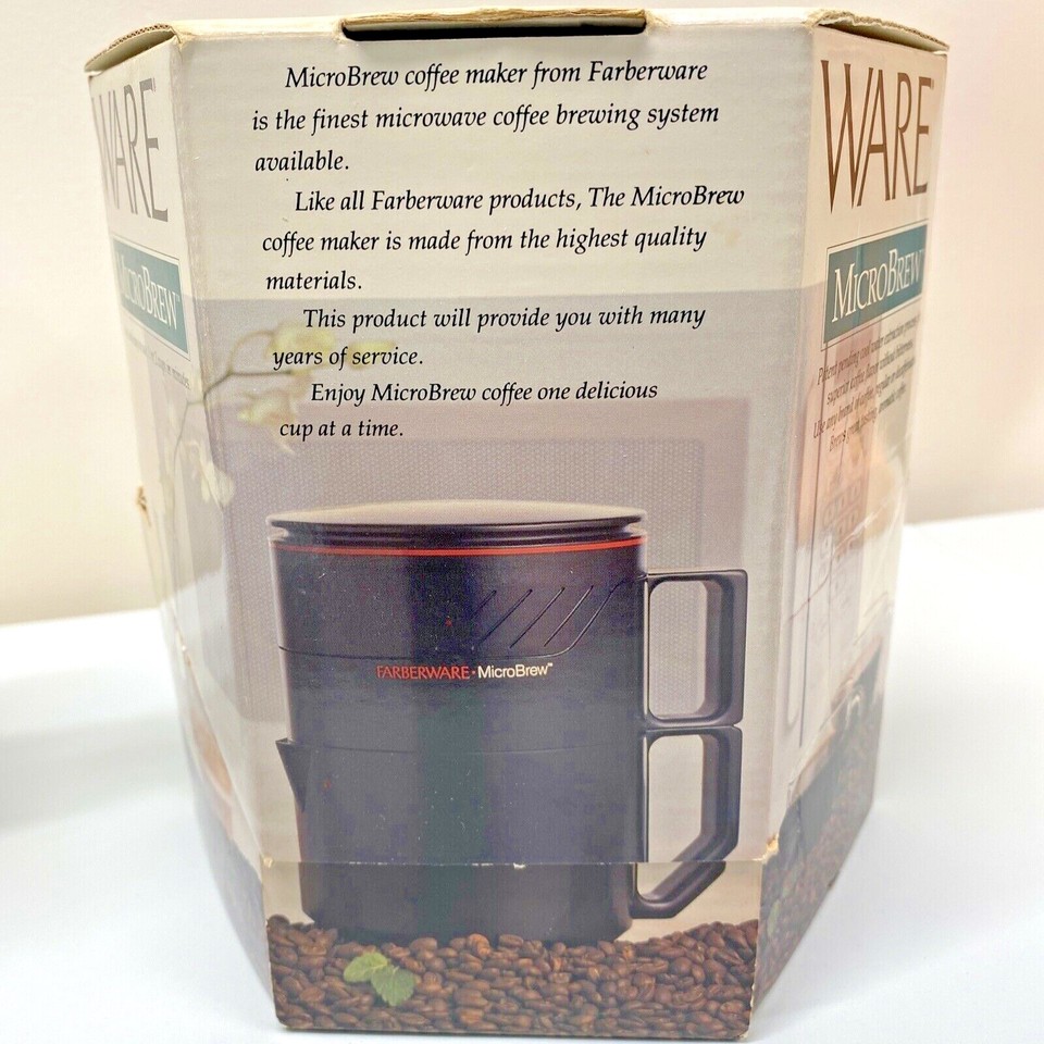 VINTAGE Farberware Microbrew Micro Brew Coffee Maker 1- 2 Fast Cups in ...