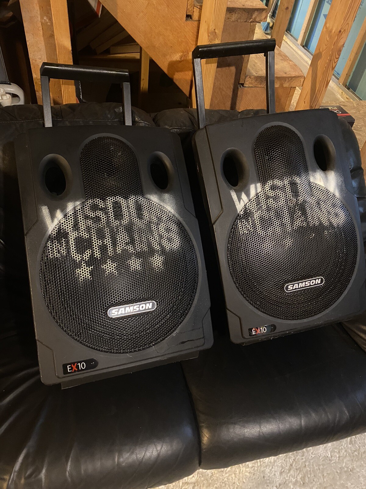 Pair of samson ex10 expedition protable speakers | eBay