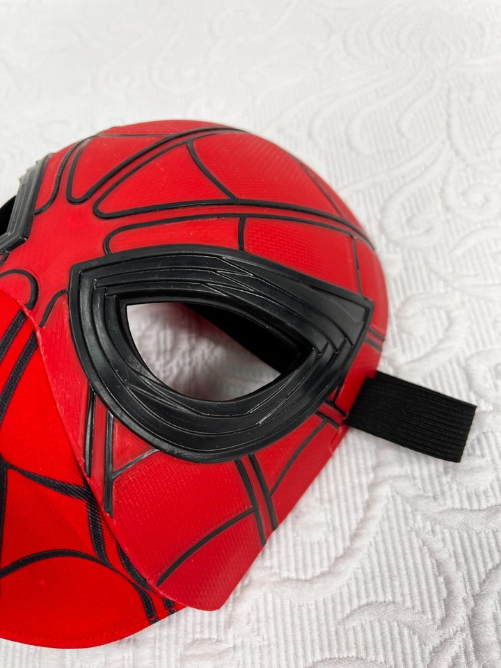 Spider-Man Mask Moving Arachno Eyes Cosplay Chin Controlled | eBay