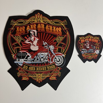 10 inch No One Rides Free Motorcycle Patches Iron on Harley Davidson | eBay