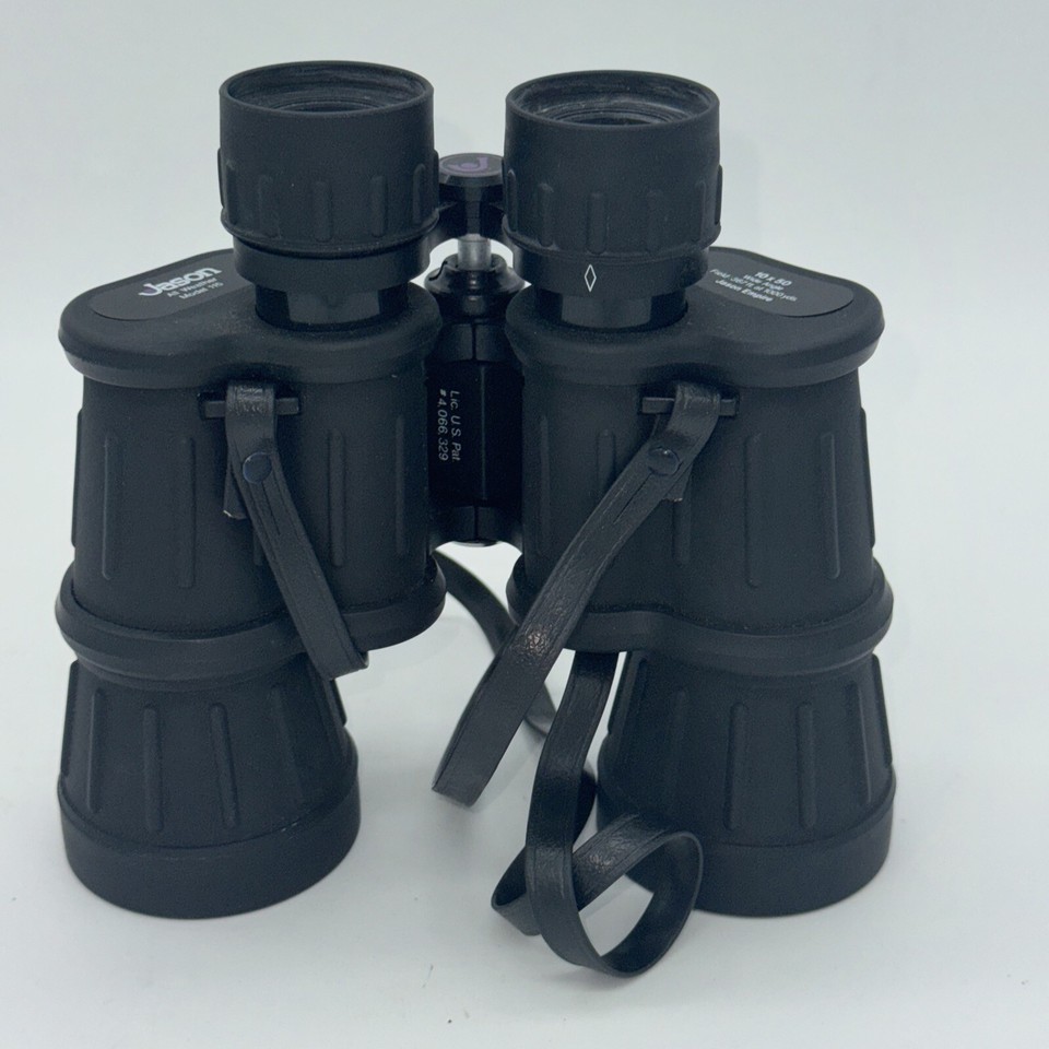 Jason Model 115 Wide Angle 10x50-7.0˚ Field Glasses Binoculars & Case ...