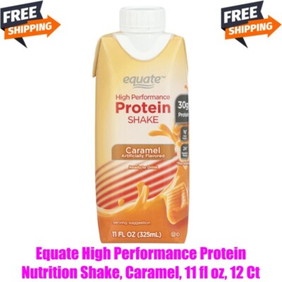 11 fl oz, 12 Ct, Equate High Performance Protein Nutrition Shake ...
