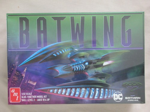 BATWING 1/32 Plastic Model Kit BATMAN FOREVER MOVIE NEW SEALED AMT 1290 ...