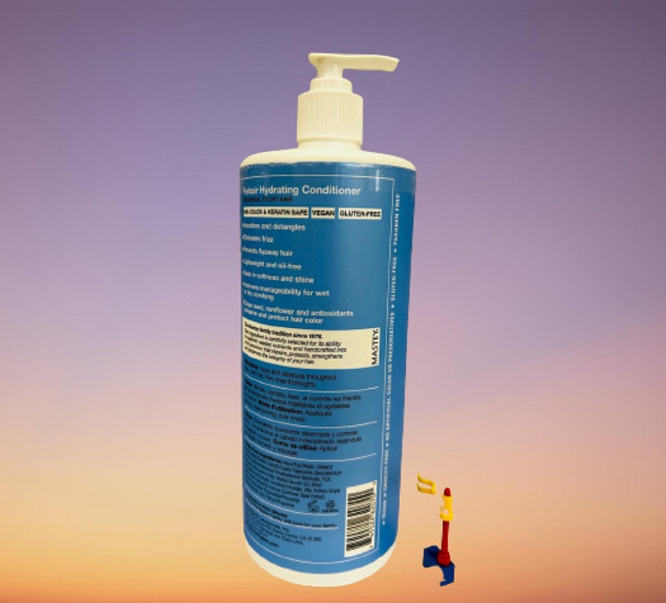 Mastey Frehair Hydrating Conditioner W/Pump For Normal to Dry Hair, 33 ...