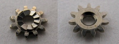 ETA 2878, 2879 watch movement part 410 winding pinion fit helical ...