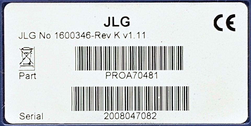 JLG PROA70481 POWER MODULE JLG 1600346 SEVCON DRIVE CONTROLLER | eBay